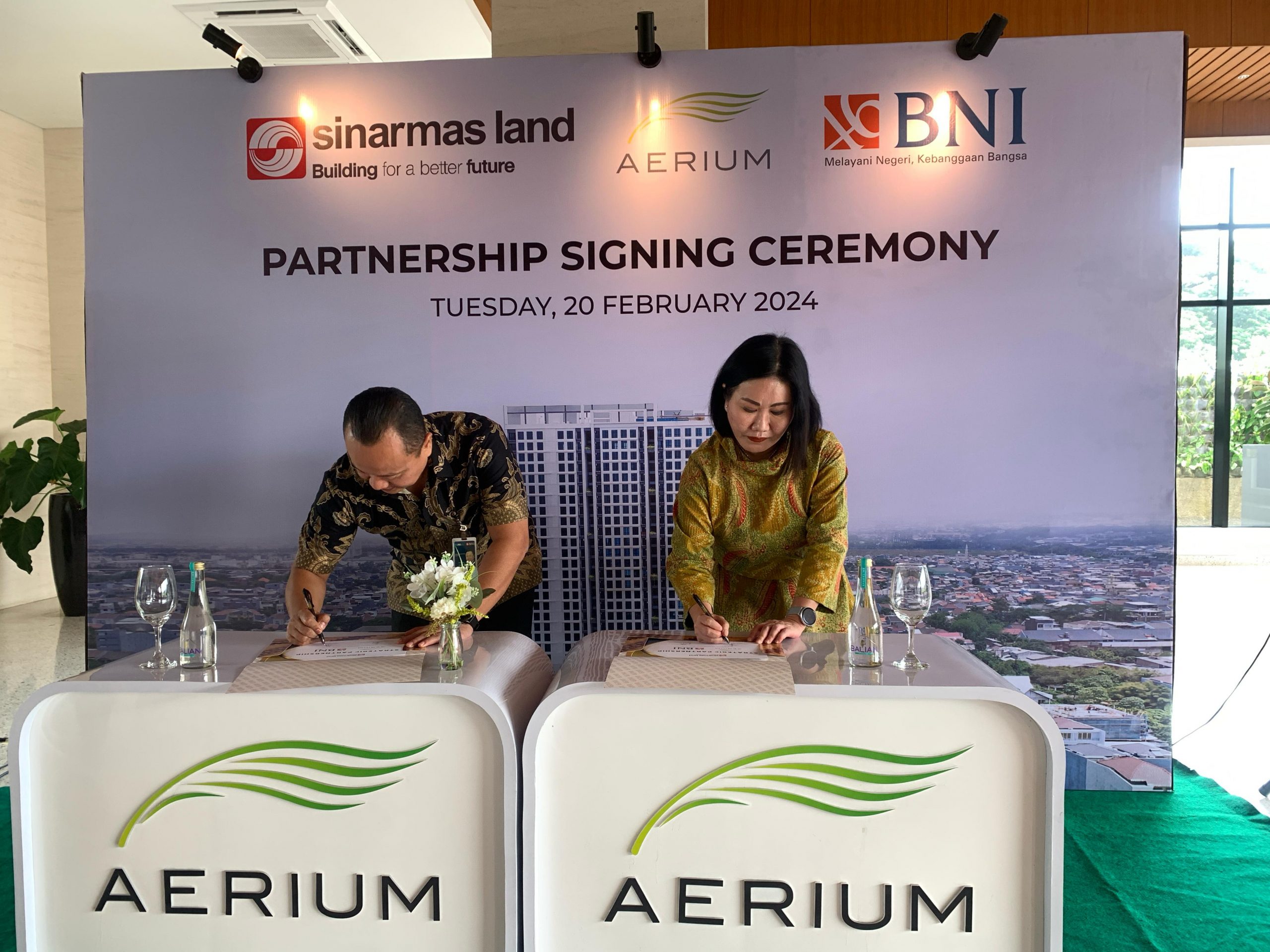 Sinar Mas Land dan BNI Berikan Kemudahan bagi Konsumen Miliki Aerium Residence - Kata Kota